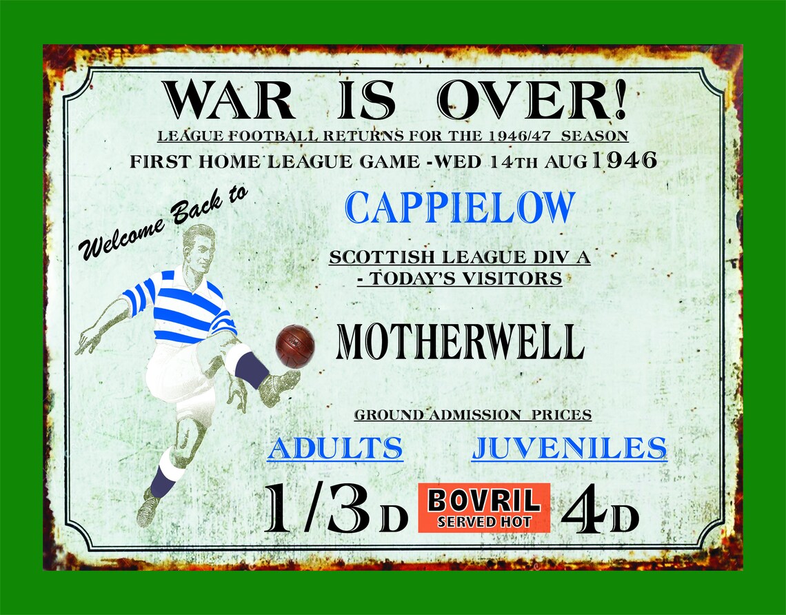 Greenock Morton Fc Cappielow Stadium Print Poster Mug Art Metal Sign ...