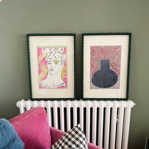 Handmade Bobbin Picture Frame Made to Order Multiple Colours & Sizes ...