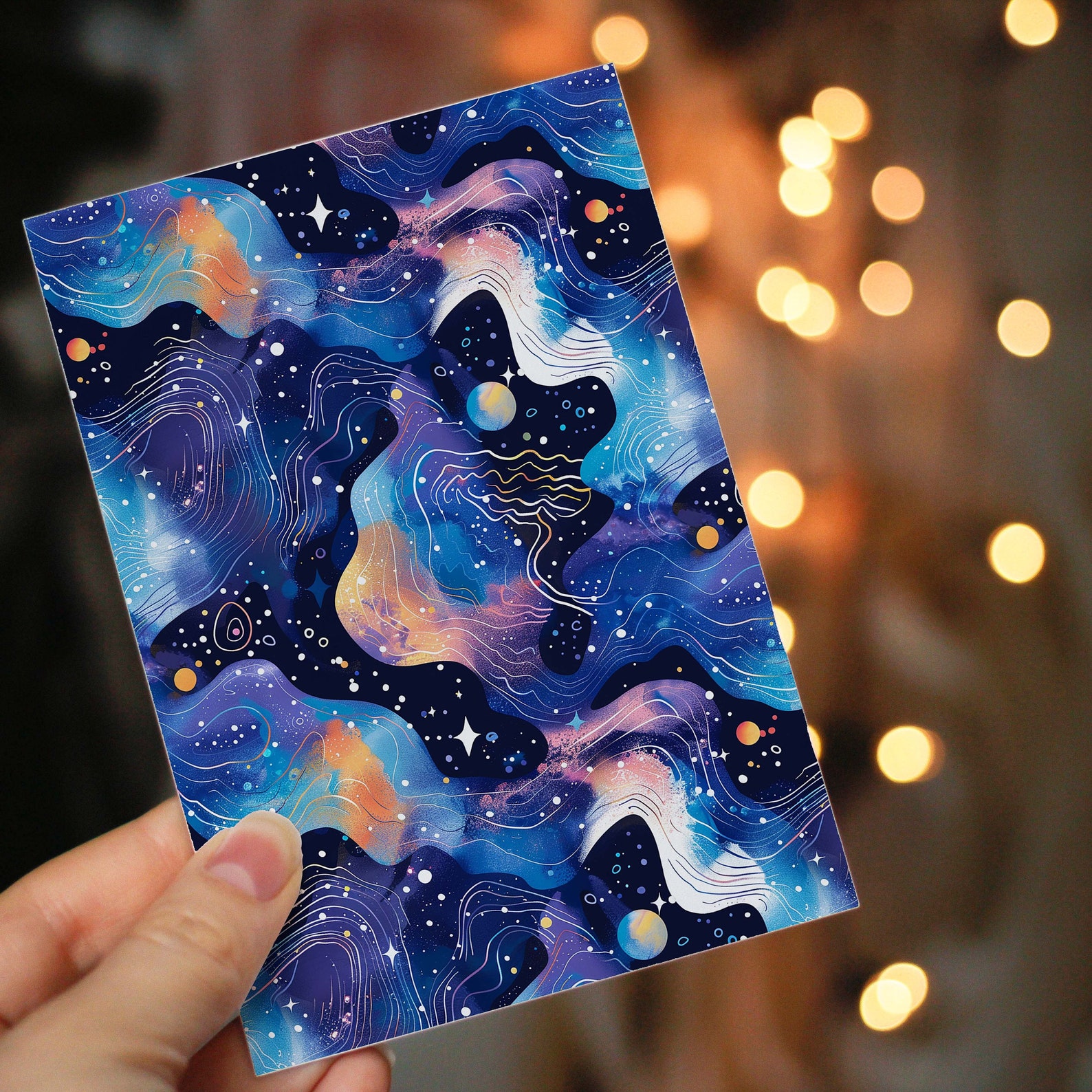 Galaxy - Digital Paper, Beautiful Pattern, Scrapbook Paper Pack ...