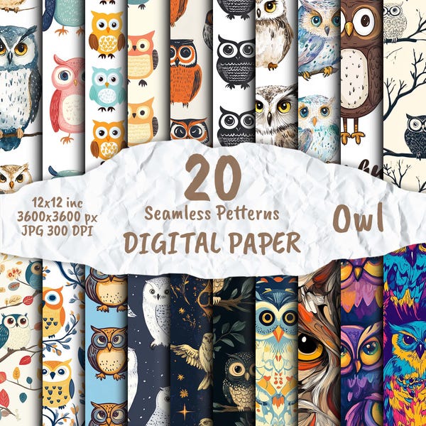 Owl Motif - Etsy