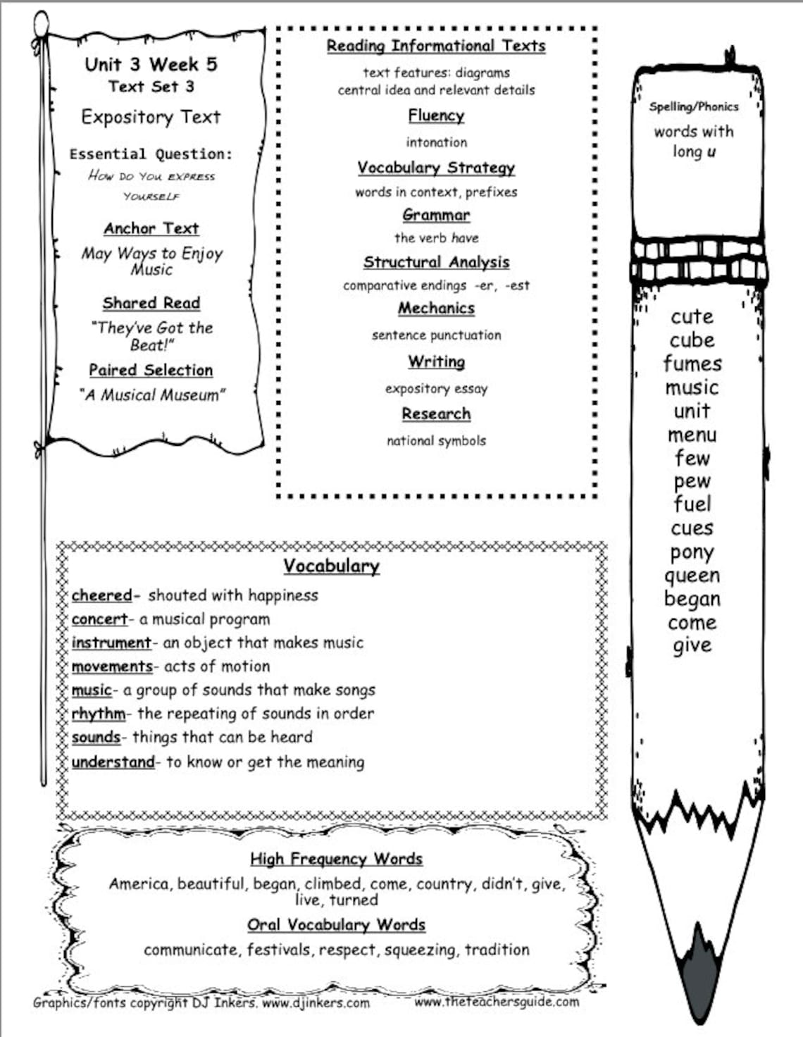 Wonders Grade 2 Unit 3 2023 Worksheet Workbooks - Etsy