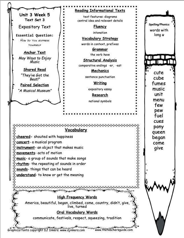 Wonders Grade 2 Unit 3 2023 Worksheet Workbooks - Etsy
