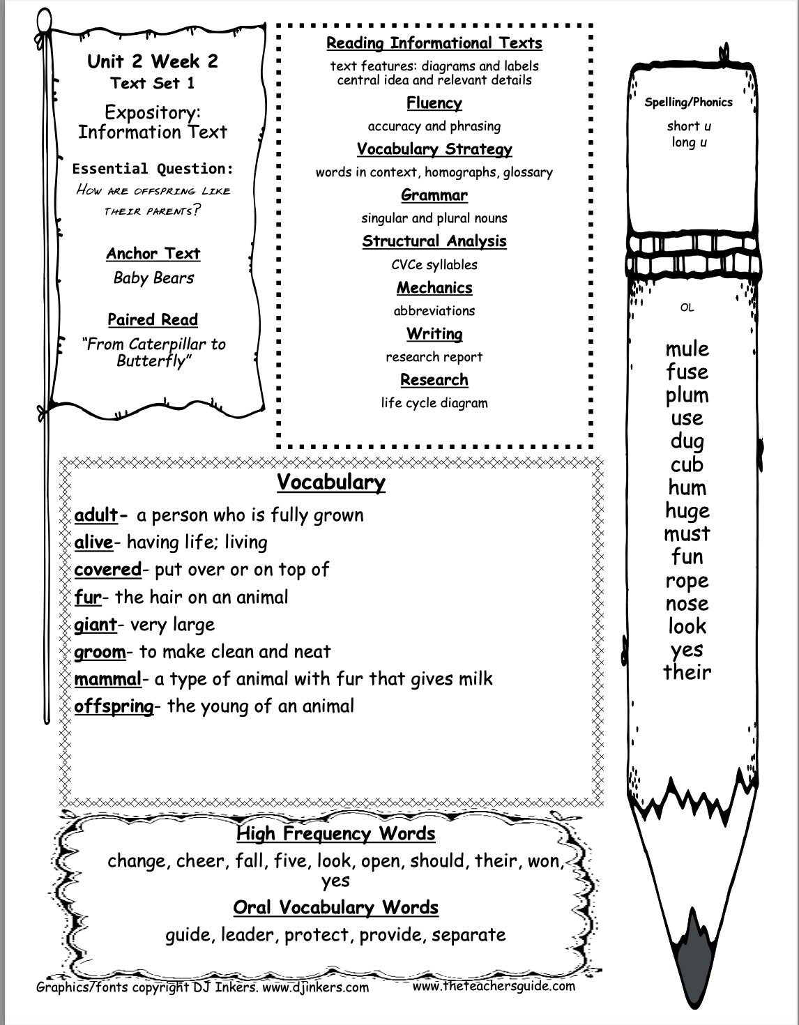 Wonders Grade 2 Unit 2 2023 Full Workbook Packet - Etsy