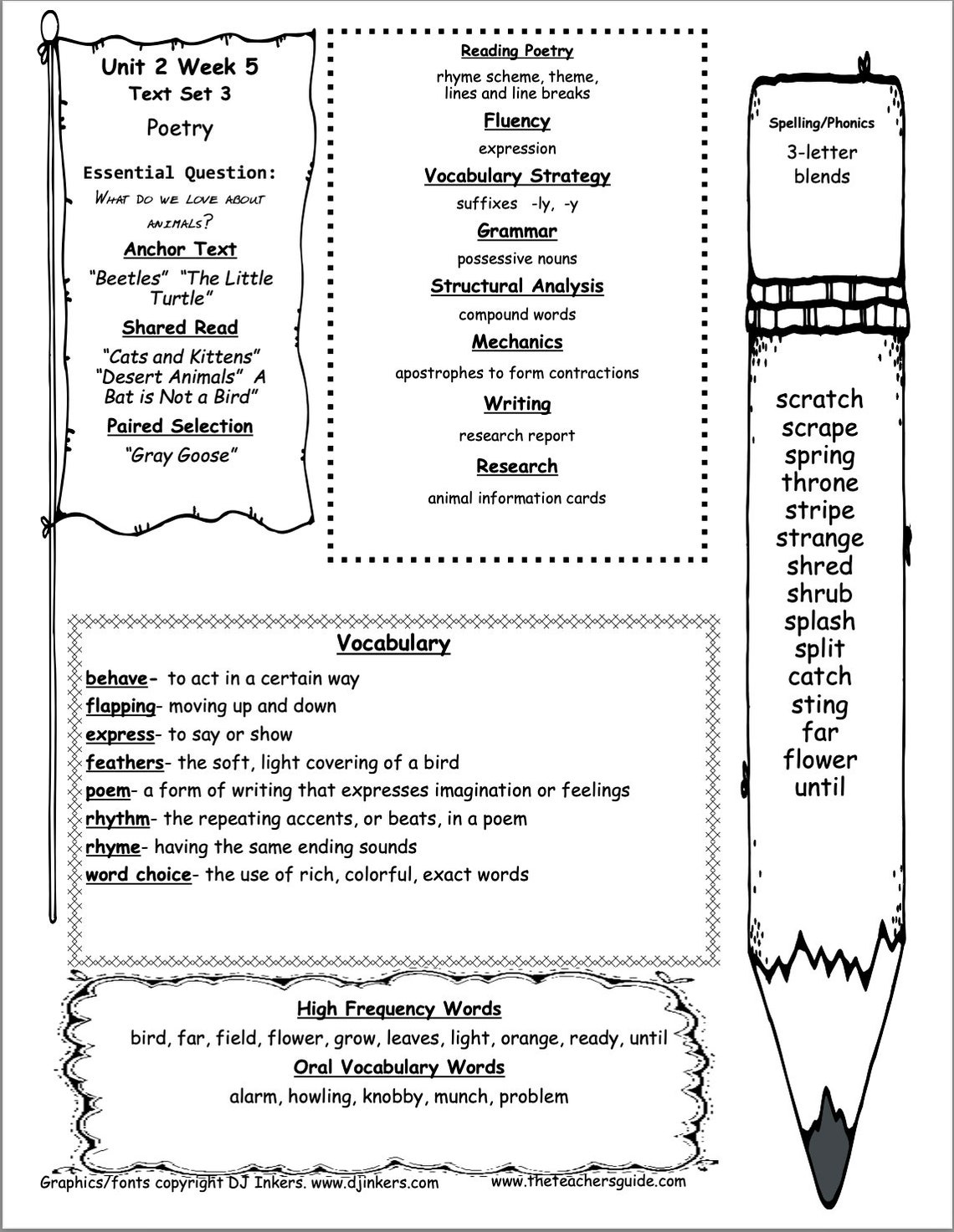 Wonders Grade 2 Unit 2 2023 Full Workbook Packet - Etsy