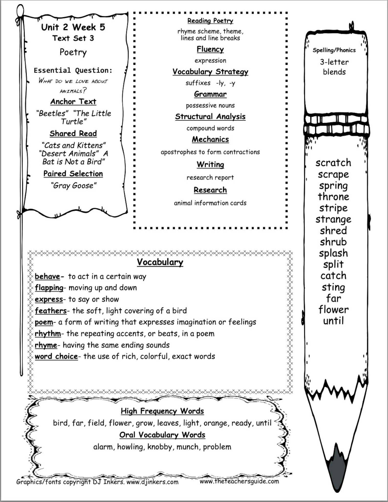 Wonders Grade 2 Unit 2 2023 Full Workbook Packet - Etsy