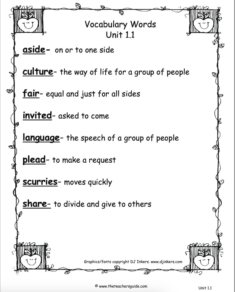 Wonders Grade 2 Unit 1 2023 Full Workbook Packet - Etsy