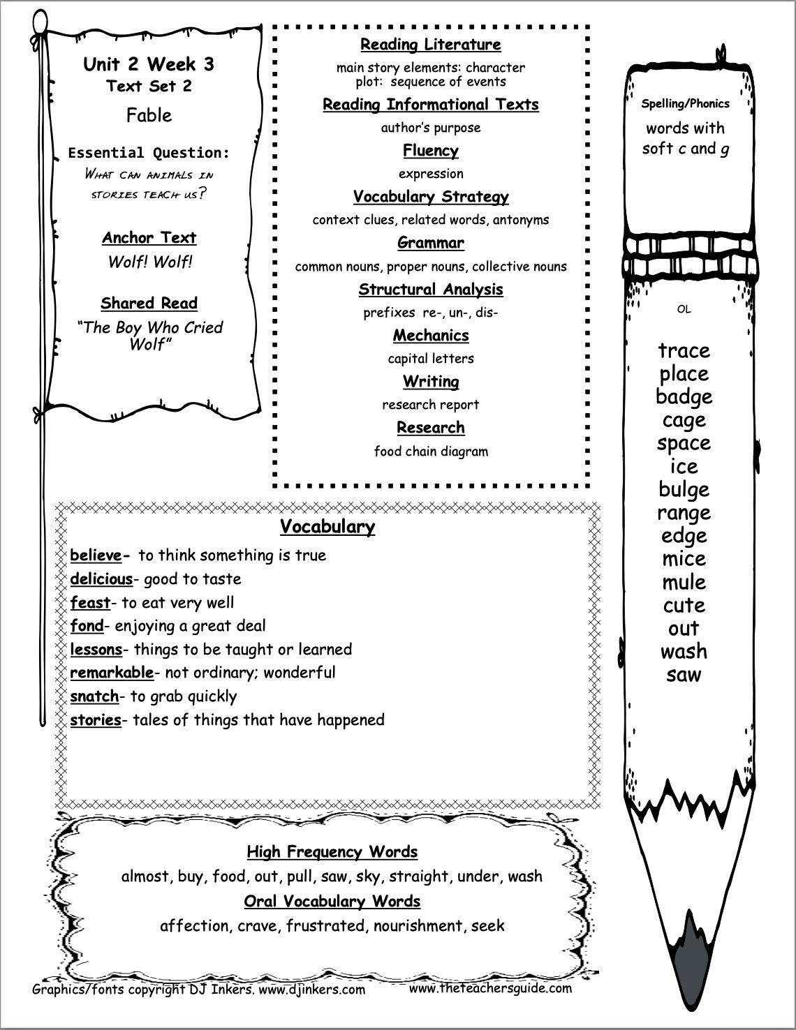 Wonders Grade 2 Unit 2 2023 Full Workbook Packet - Etsy