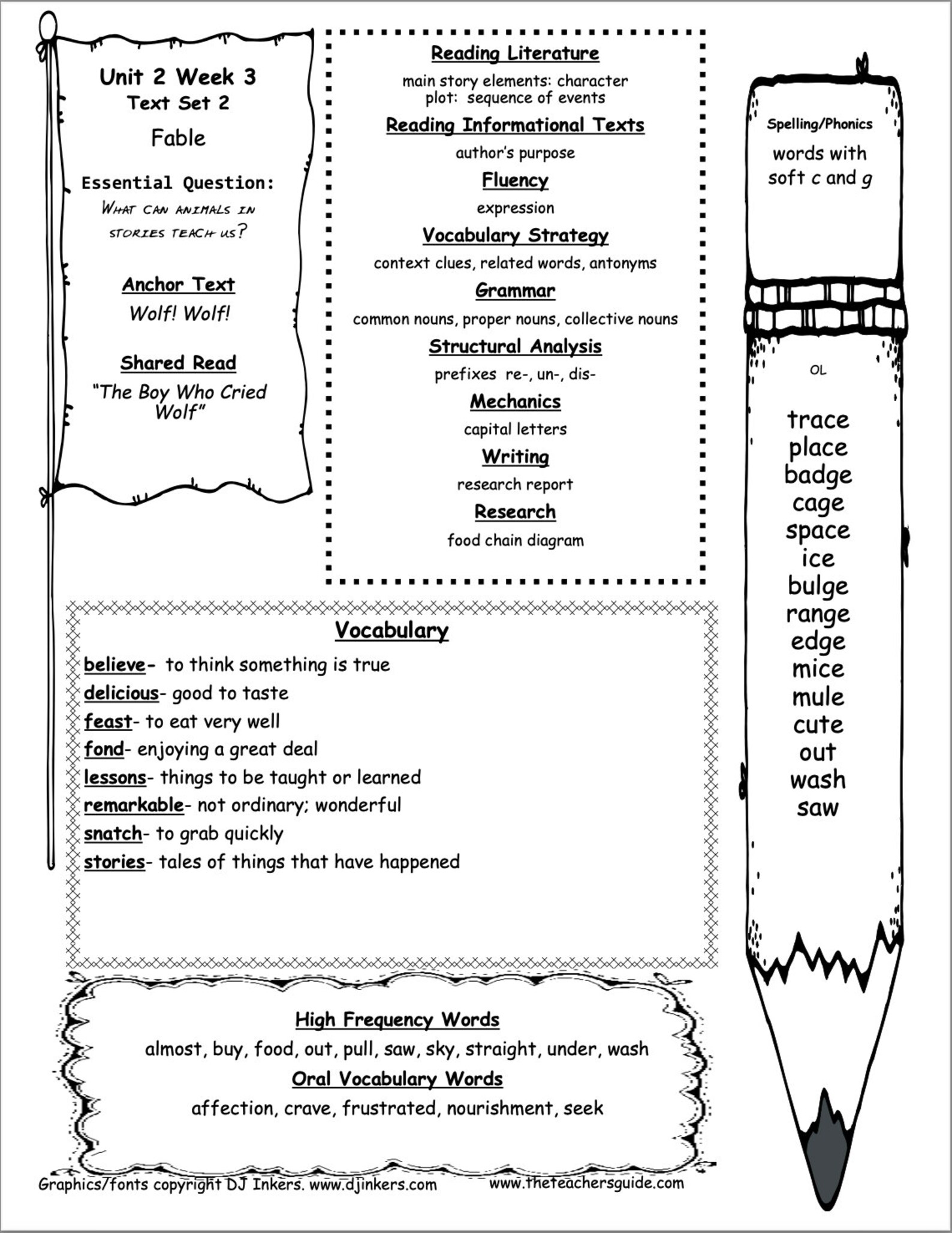 Wonders Grade 2 Unit 2 2023 Full Workbook Packet - Etsy