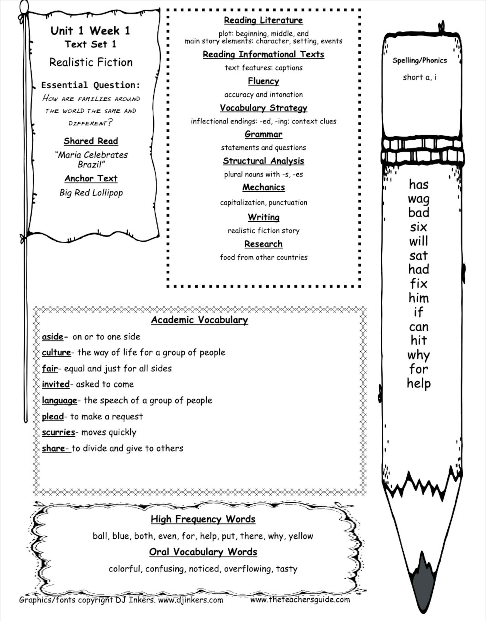 Wonders Grade 2 Unit 1 2023 Full Workbook Packet - Etsy