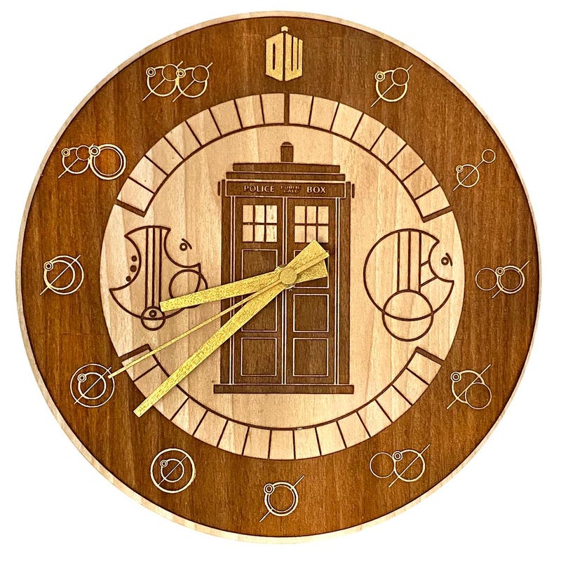 Doctor Who Clock - Etsy
