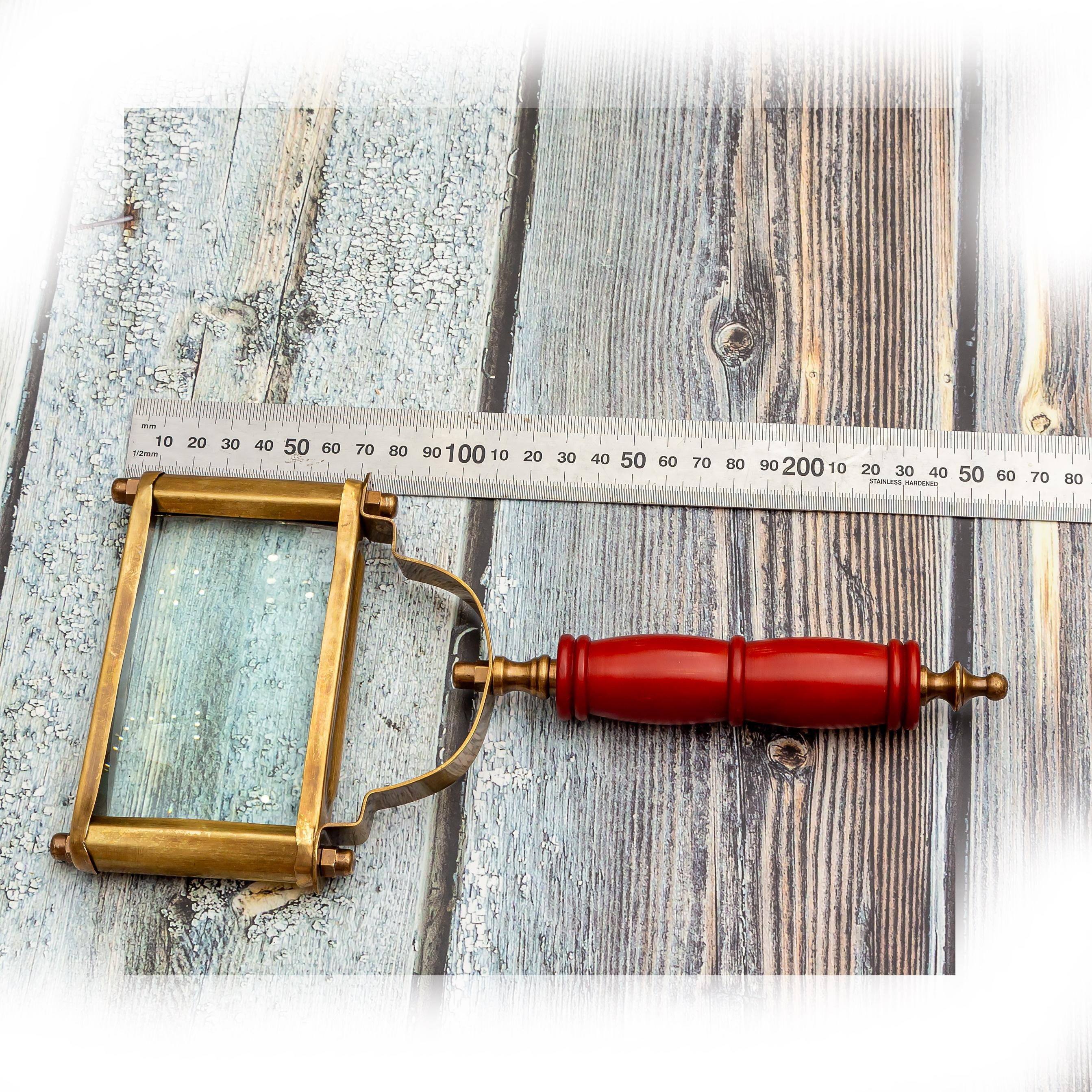Beautiful Handmade Brass Magnifying Glass Handheld Magnifier for ...