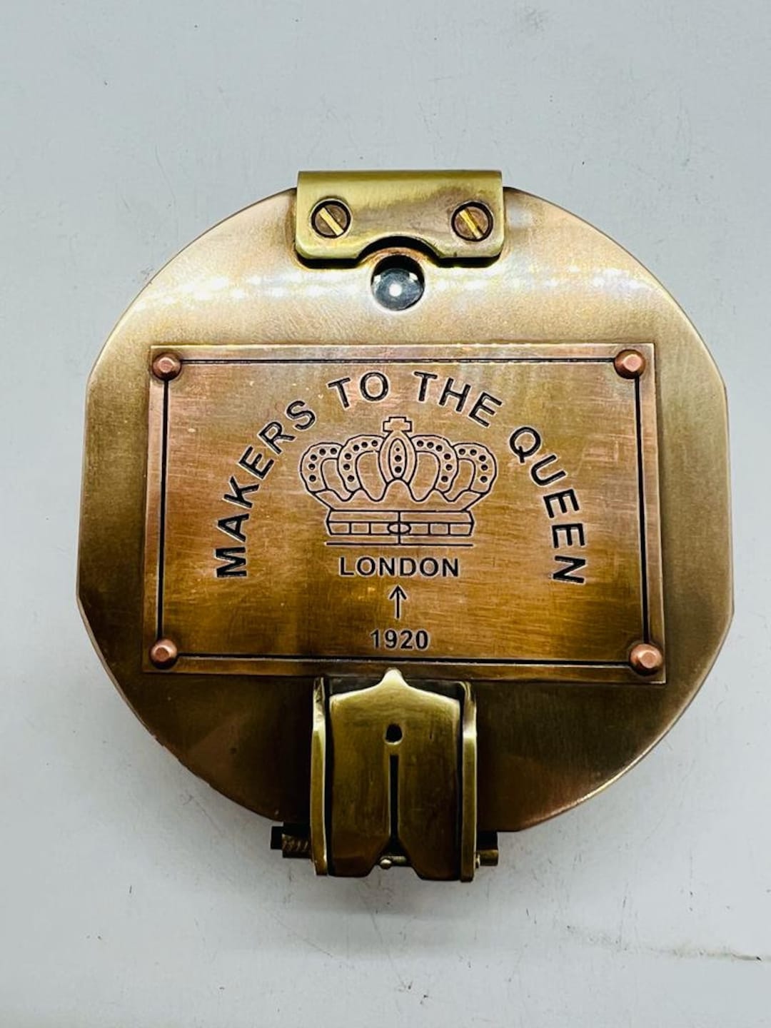 Antique Working Heavy Survey Brunton Compass With Wooden Case Ideal ...