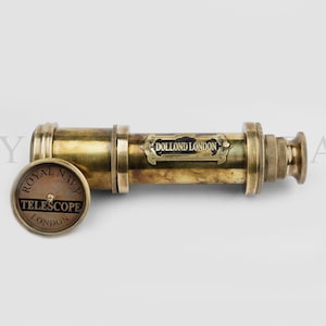 Premium Handcrafted Brass Telescope With High Magnification and ...