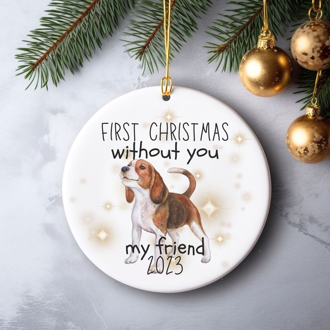 Beagle Memorial Christmas Ornament Beloved Pet Remembrance - Etsy