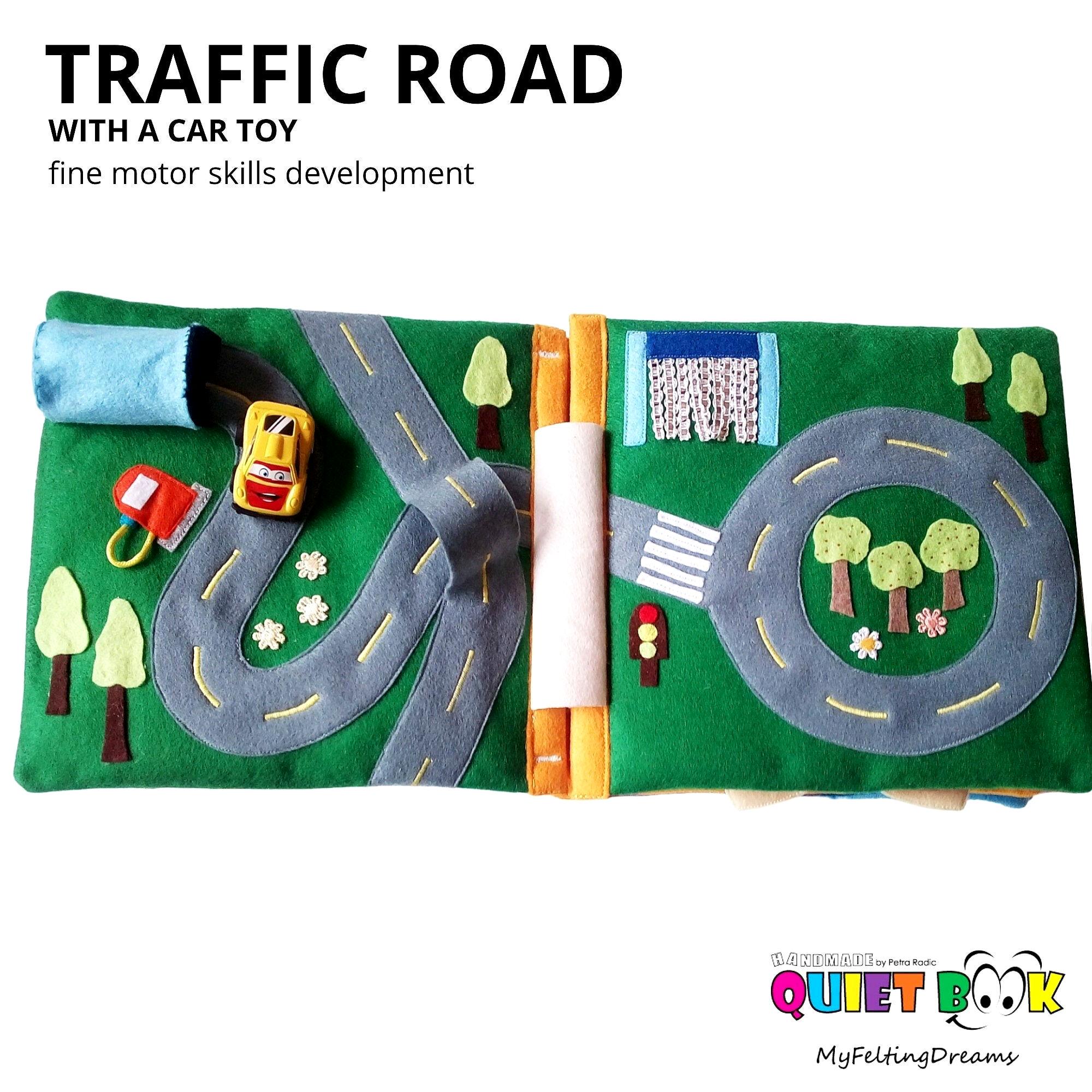 Personalized Toddler Quiet Book: Montessori Handmade Felt Activity Book ...