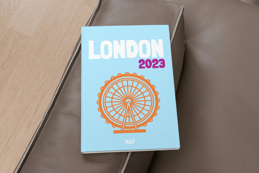 LONDON Trendy Travel Coffee Table Photo Book Cover - Editable Canva ...