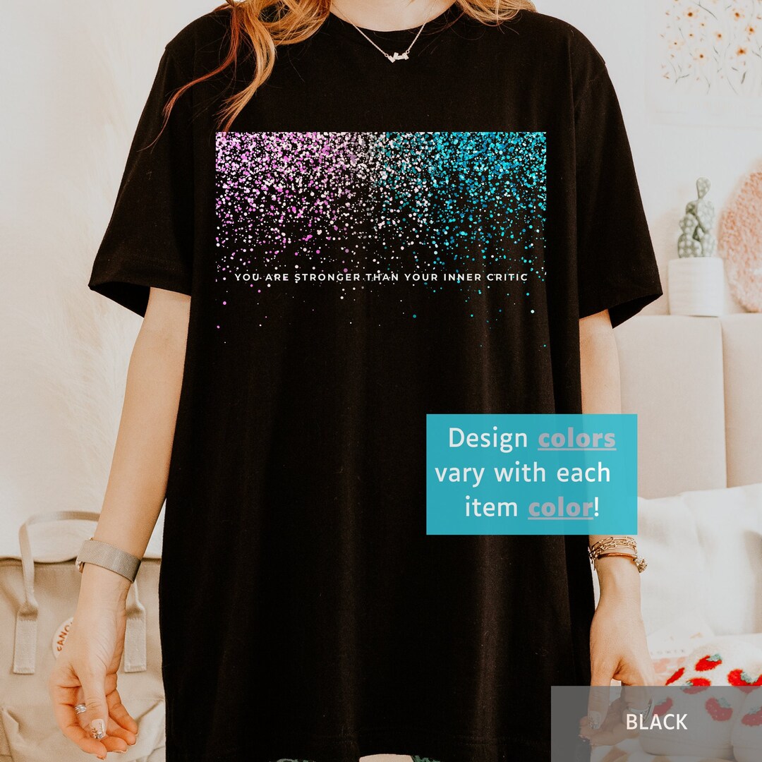 Inner Critic Statement T-shirt Gift for Strong Women Girl - Etsy