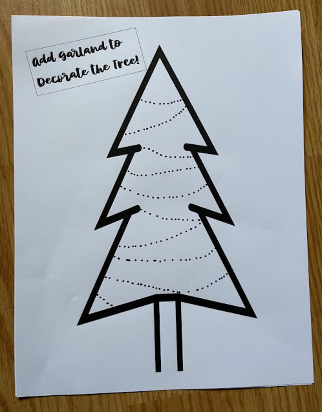Pre-k Decorate a Tree - Etsy