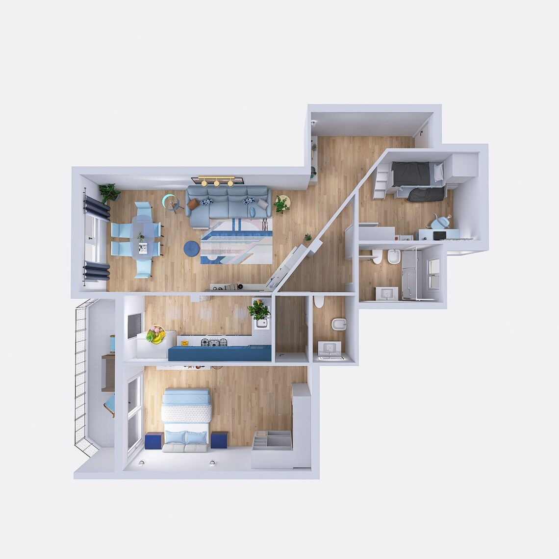 Floor Plan, 3D Site Map, Creation of 2D Floor Plans From Drawing on ...