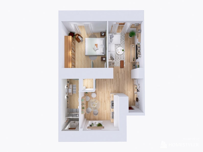 Floor Plan, 3D Site Map, Creation of 2D Floor Plans From Drawing on ...