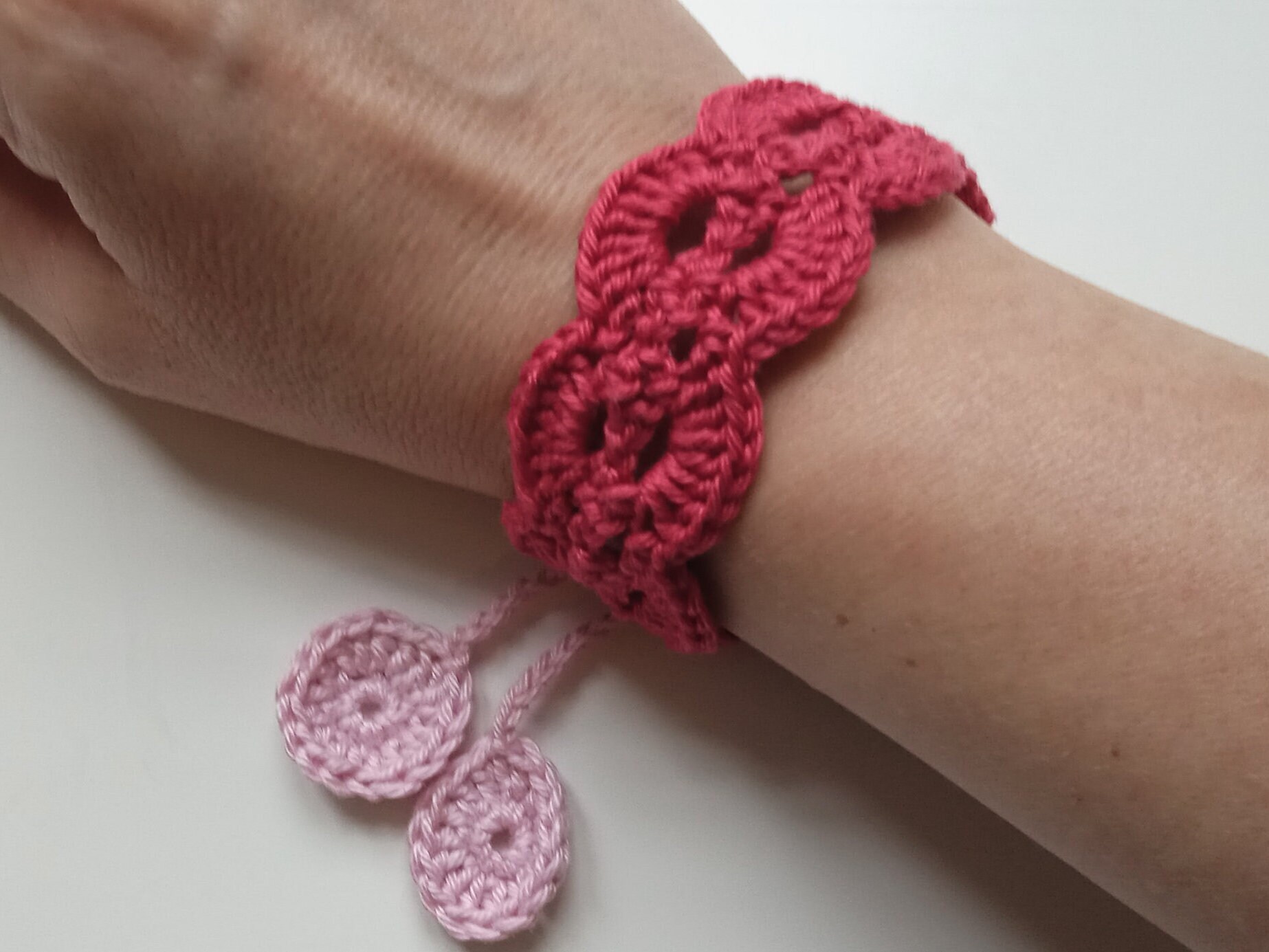 Crochet Bracelet - Etsy