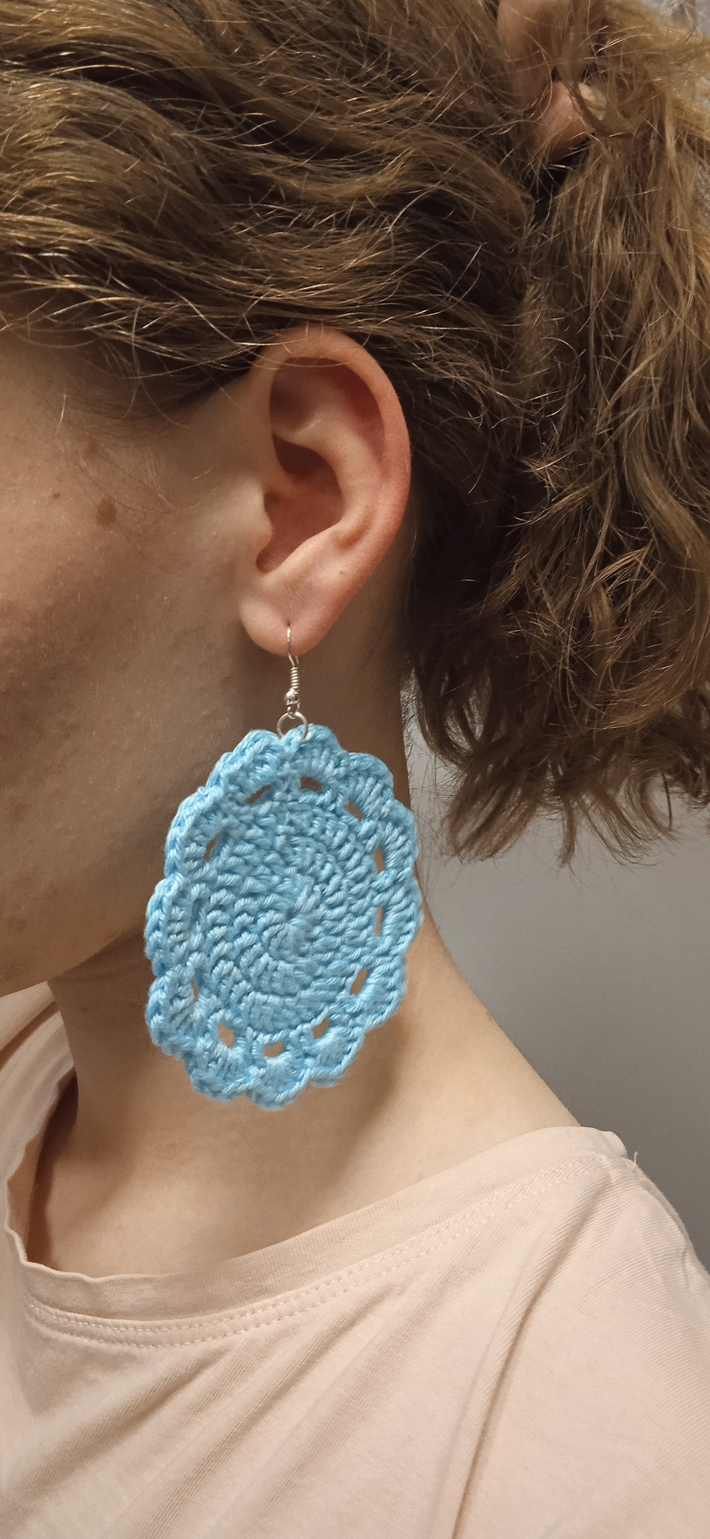 Crochet Earrings - Etsy