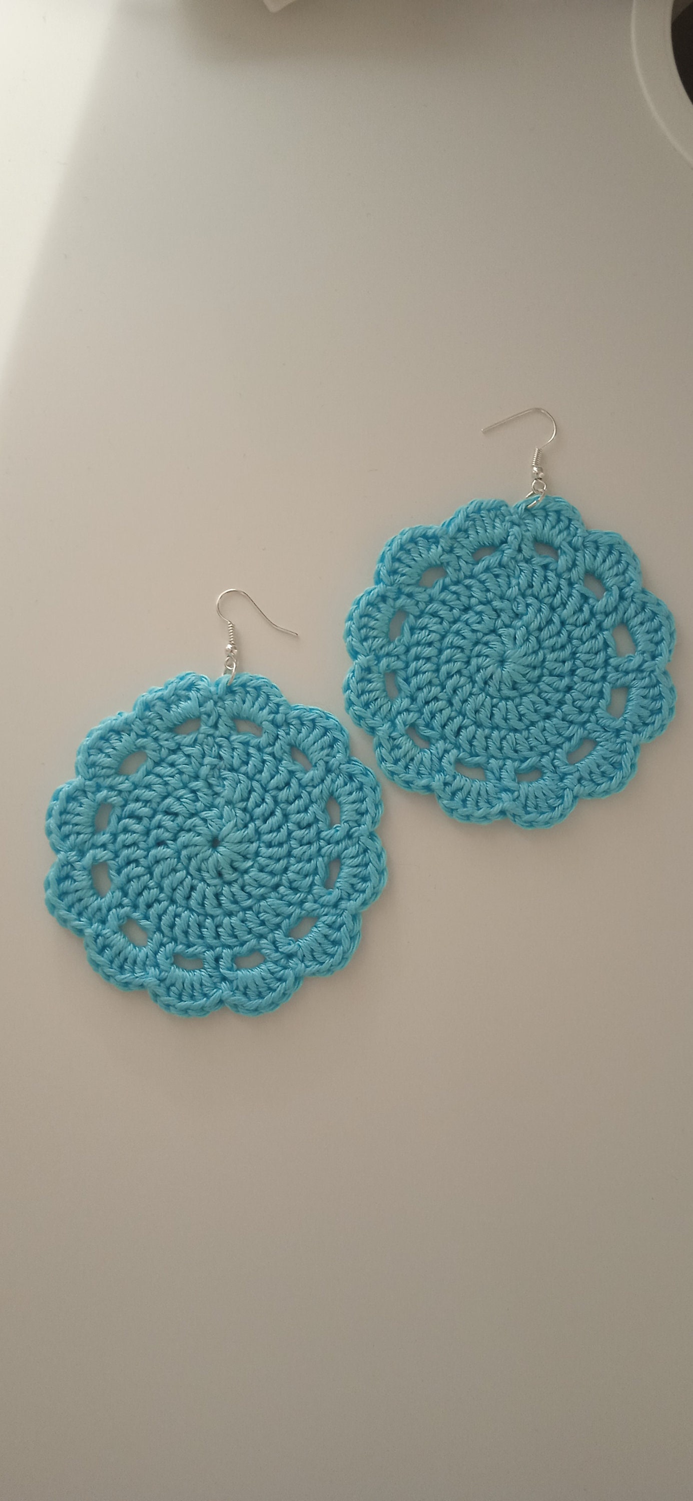 Crochet Earrings - Etsy