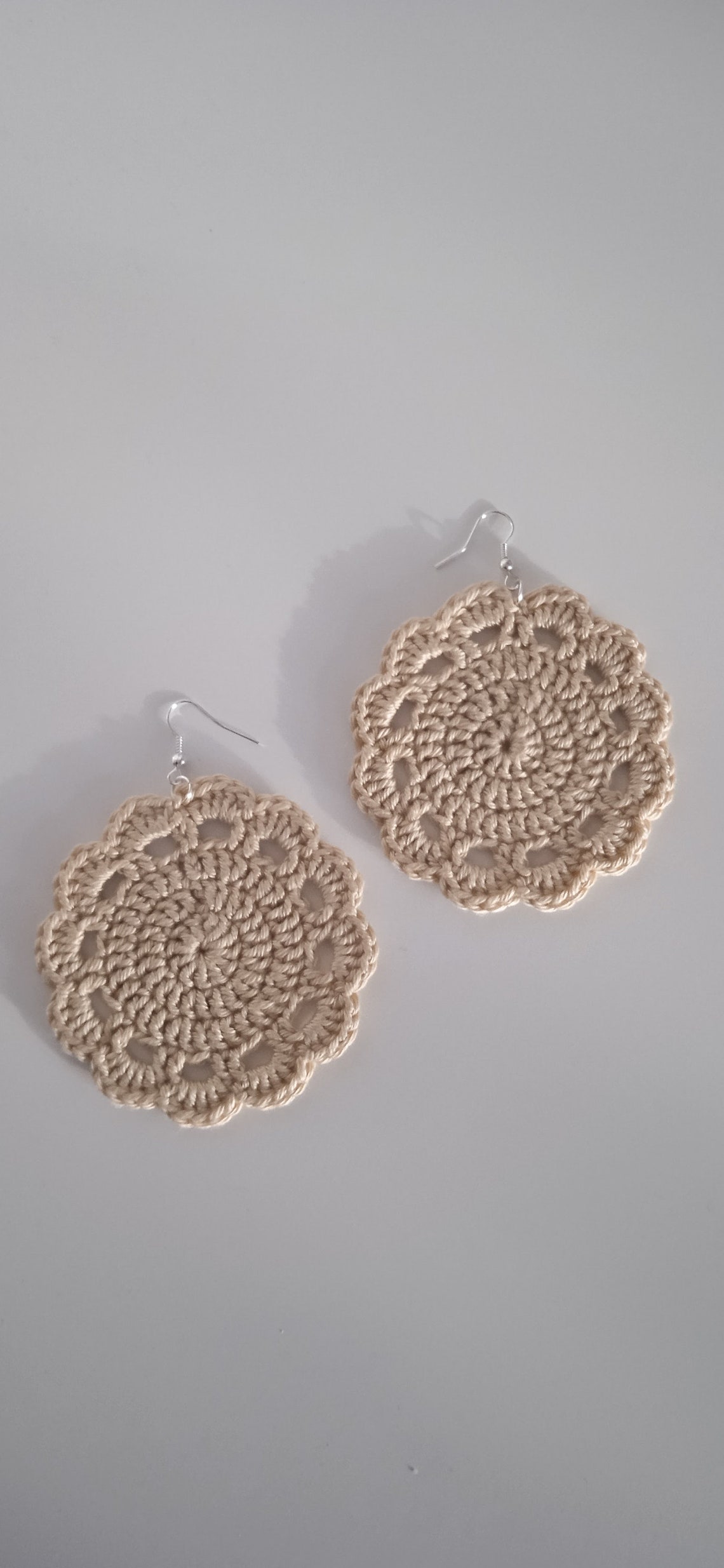 Crochet Earrings - Etsy