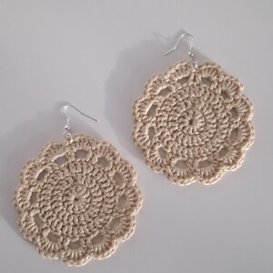 Crochet Earrings - Etsy