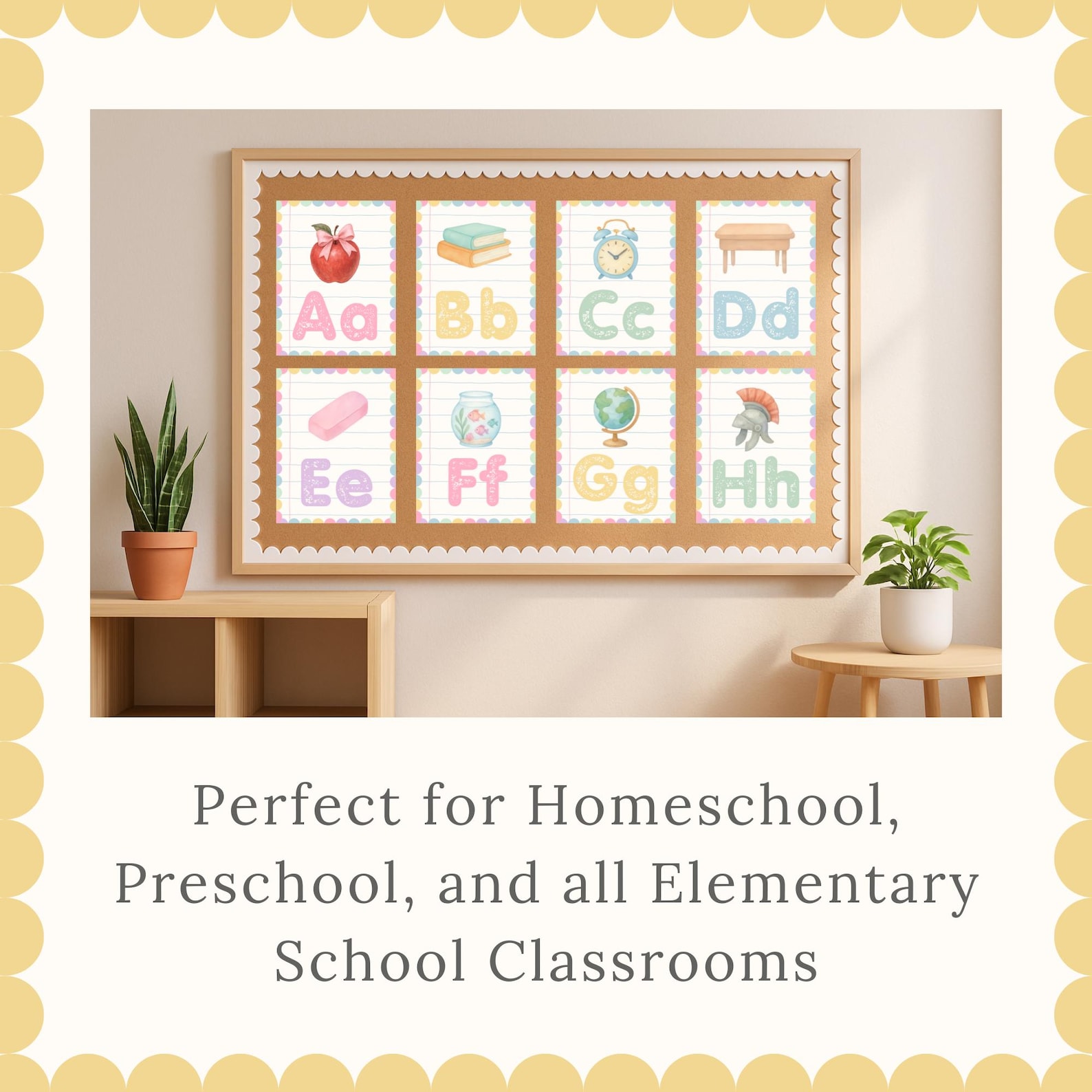 Watercolor Alphabet Posters A–Z | Pastel Classroom Decor | Coquette ...