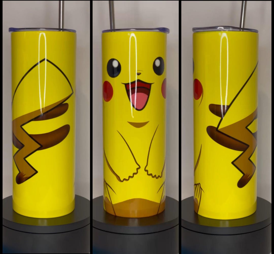 Pk-pikachu Tumbler - Etsy