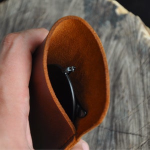 Leather Simple Glasses Case Pattern - Video Tutorial - Pdf Pattern ...