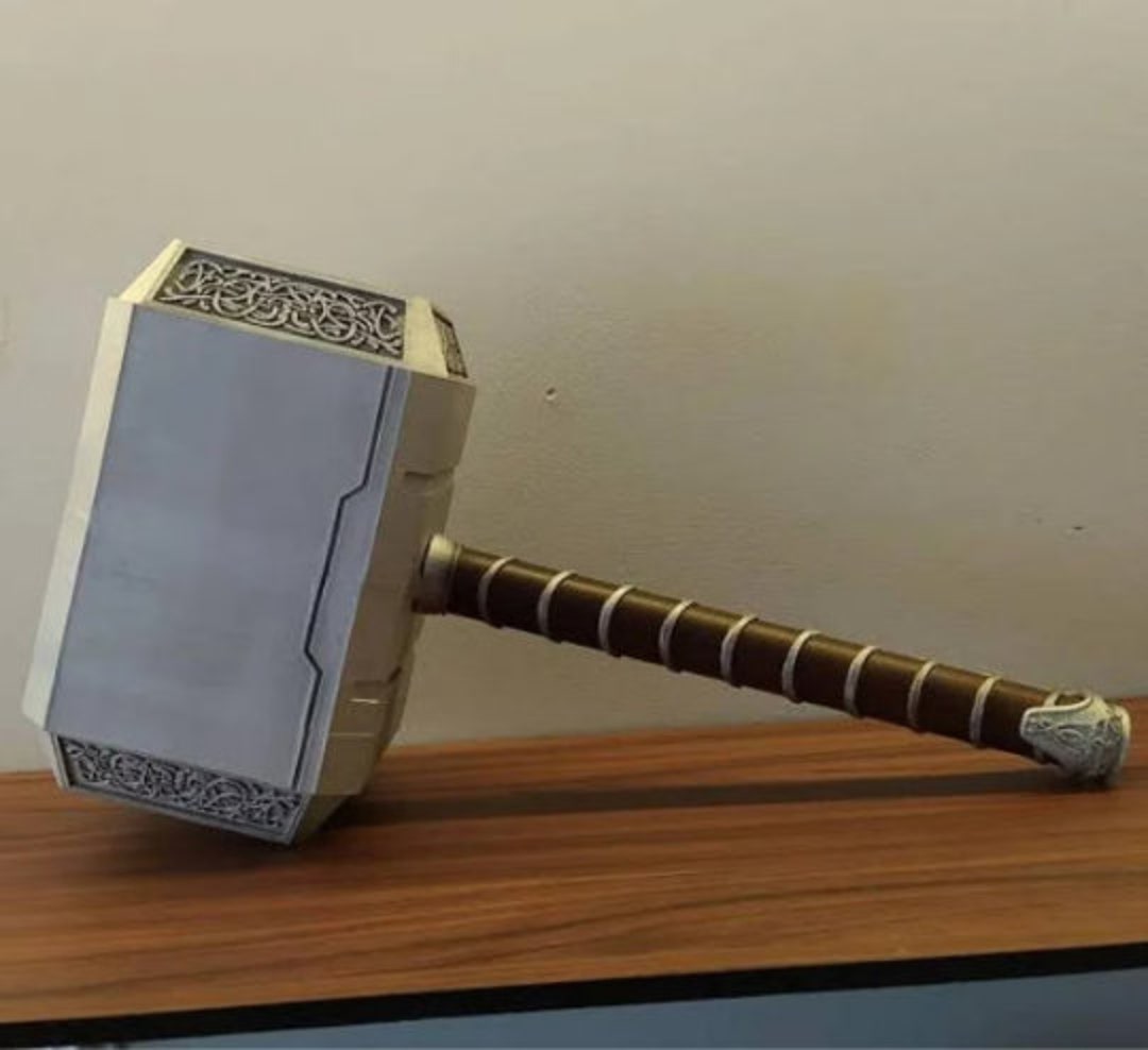 Thor Hammer 3D Print-thor Mjolnir Cosplay-unique 3D Printed Thor Hammer ...
