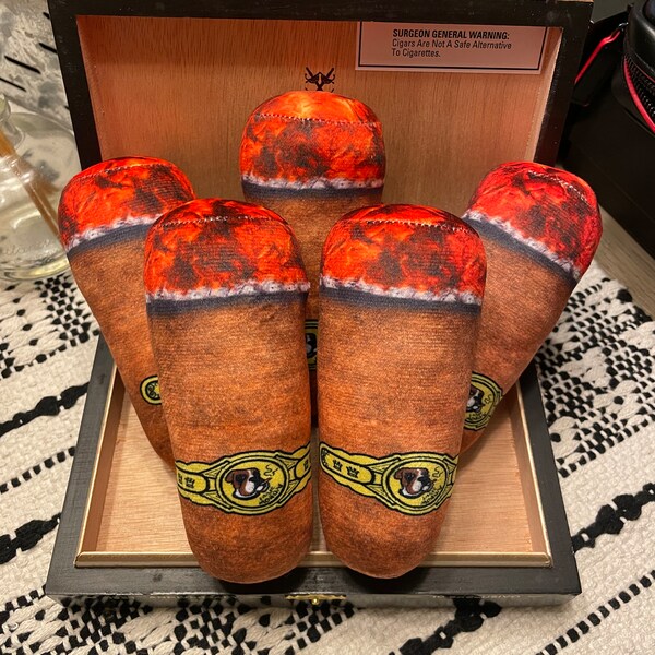 Cigar Dog Toy - Etsy