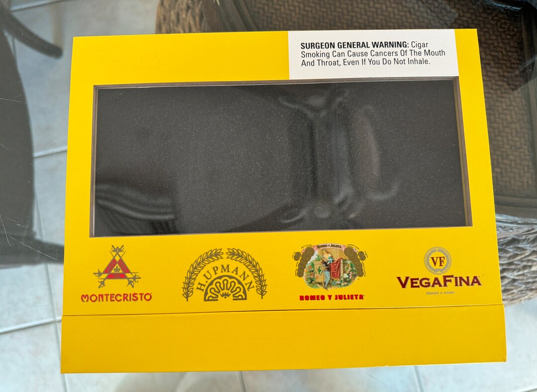 Build Your Own Cigar Box Gift Box in Yellow - Etsy