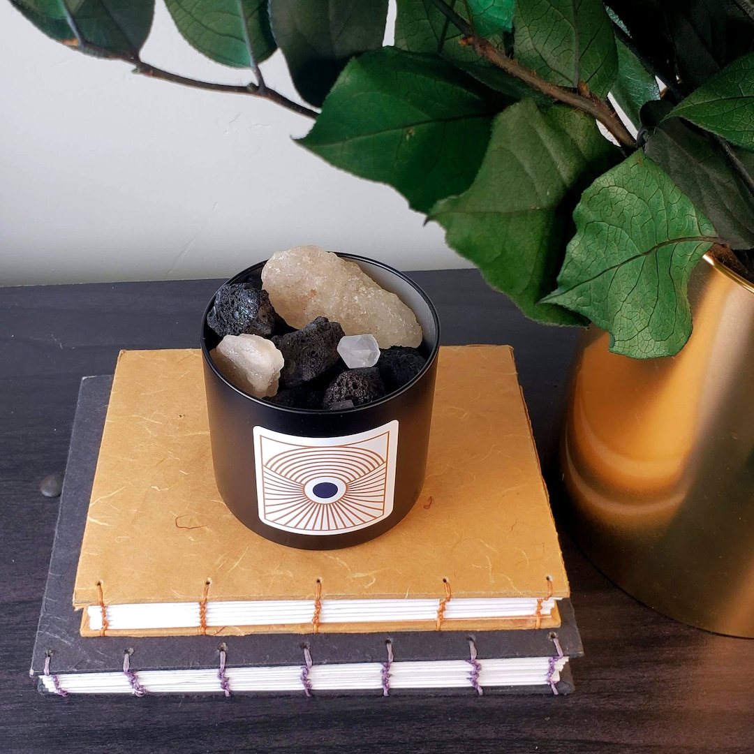 RIVER Aroma Stones Set / Pre-scented Lava Rocks and Crystals ...