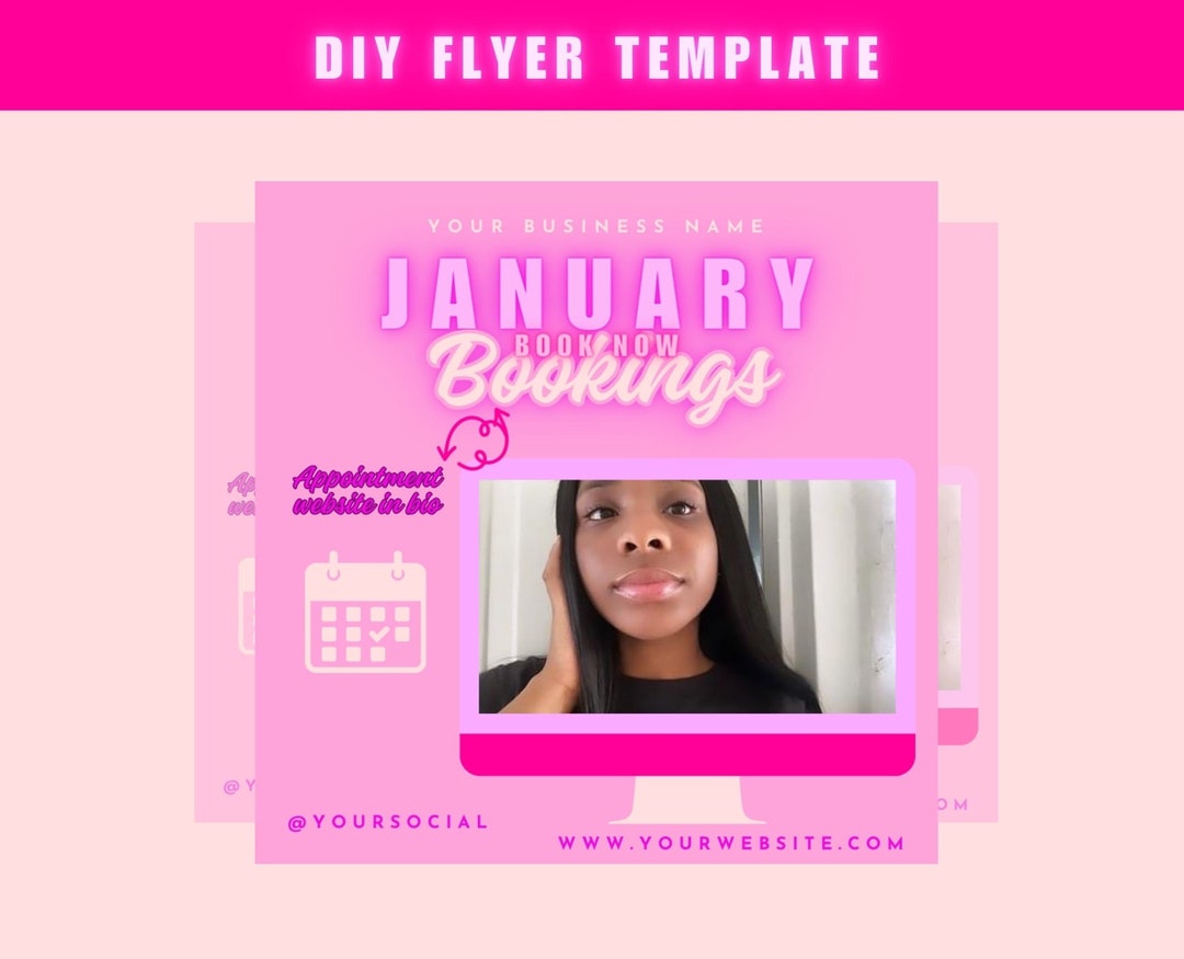 Editable Book Now Flyer, Book Now Flyer, Hair Flyer, Hair Flyer ...