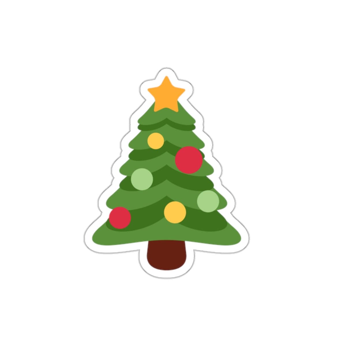 Christmas Tree Stickers - Etsy