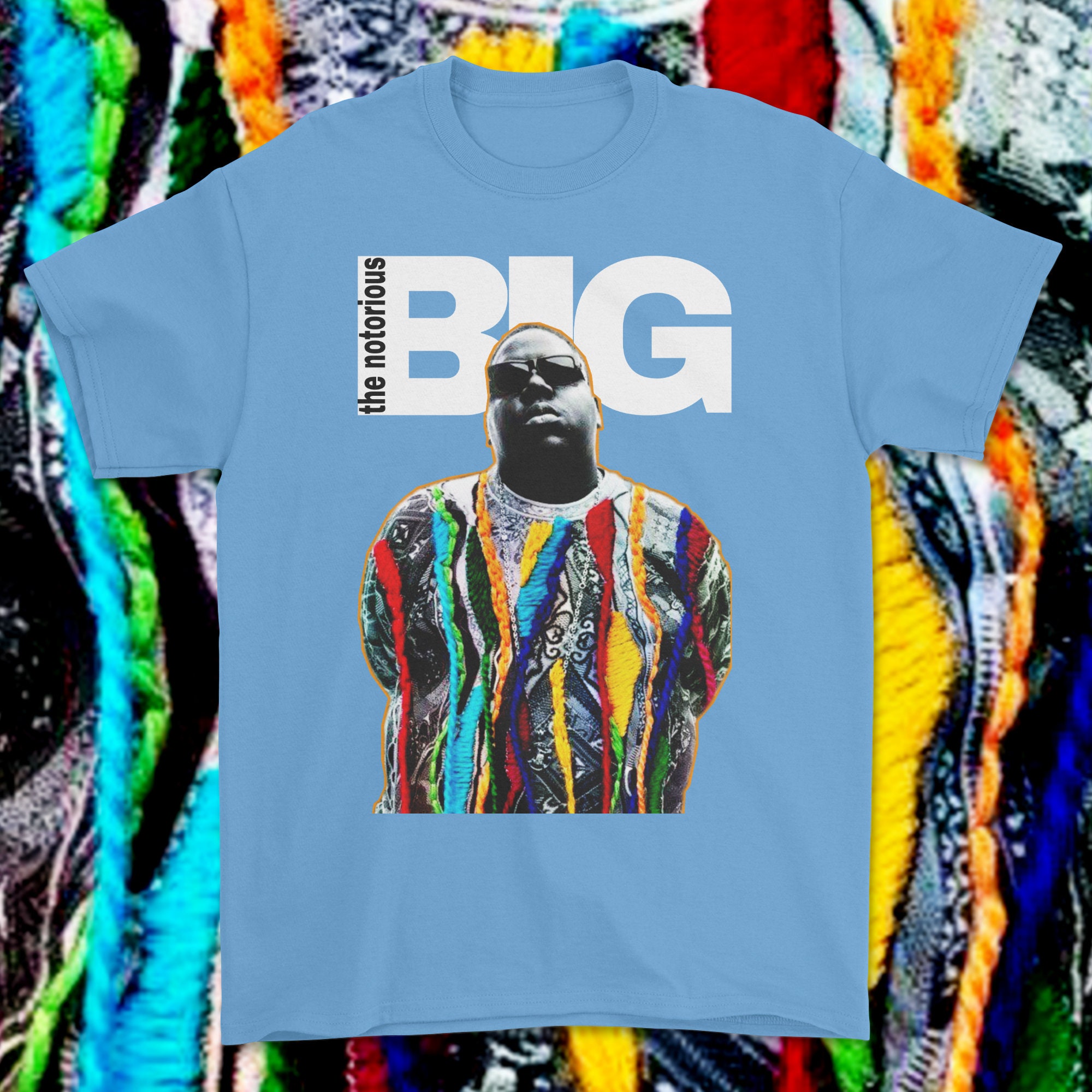 The Notorious BIG Biggie Smalls Shirt, Coogi, Biggie Smalls Shirt, the ...