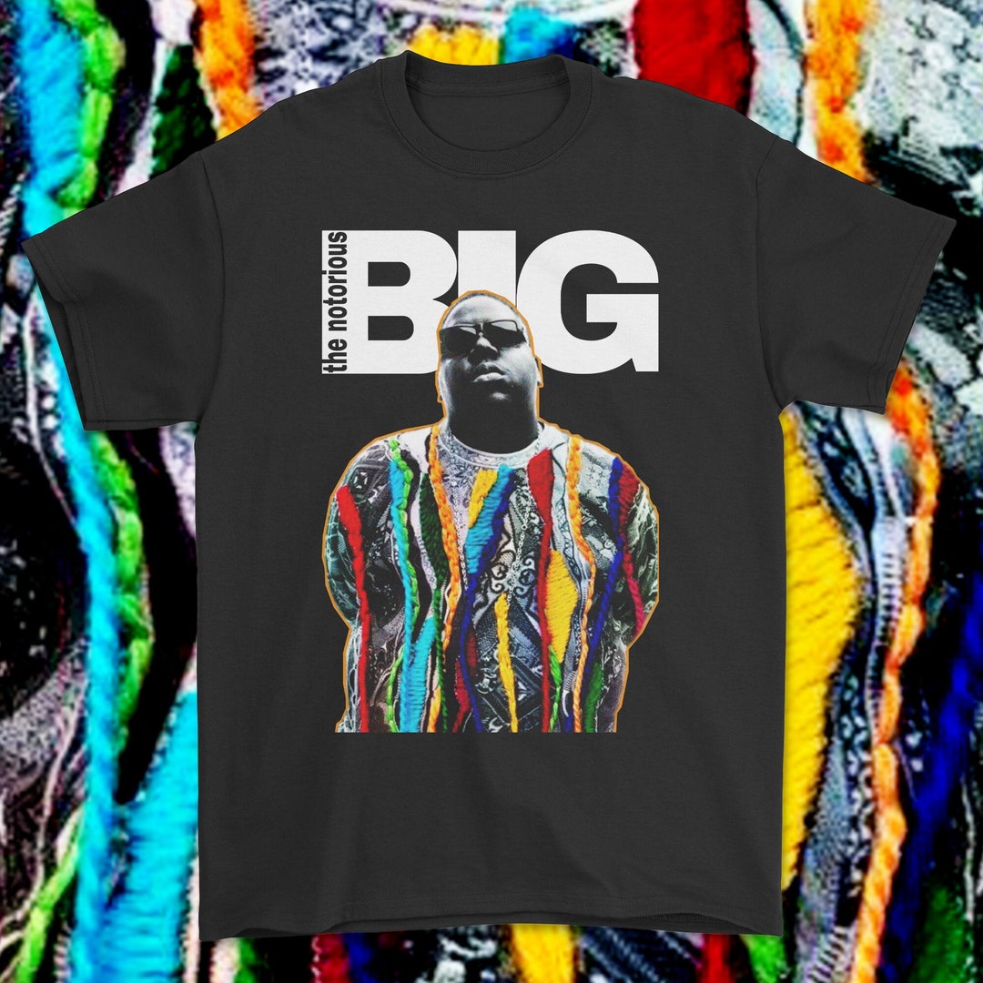 The Notorious BIG Biggie Smalls Shirt, Coogi, Biggie Smalls Shirt, the ...