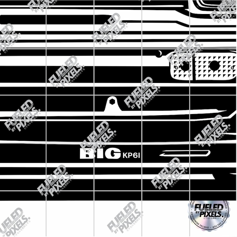 Toyota Starlet Kp61 Front Vectorised - Etsy