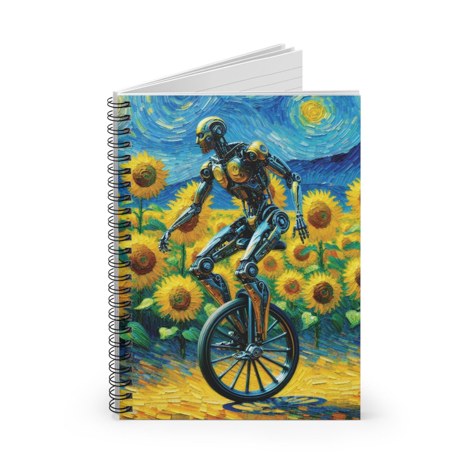 Artistic Robot Notebook Your Perfect Everyday Companion 118 Pages ...