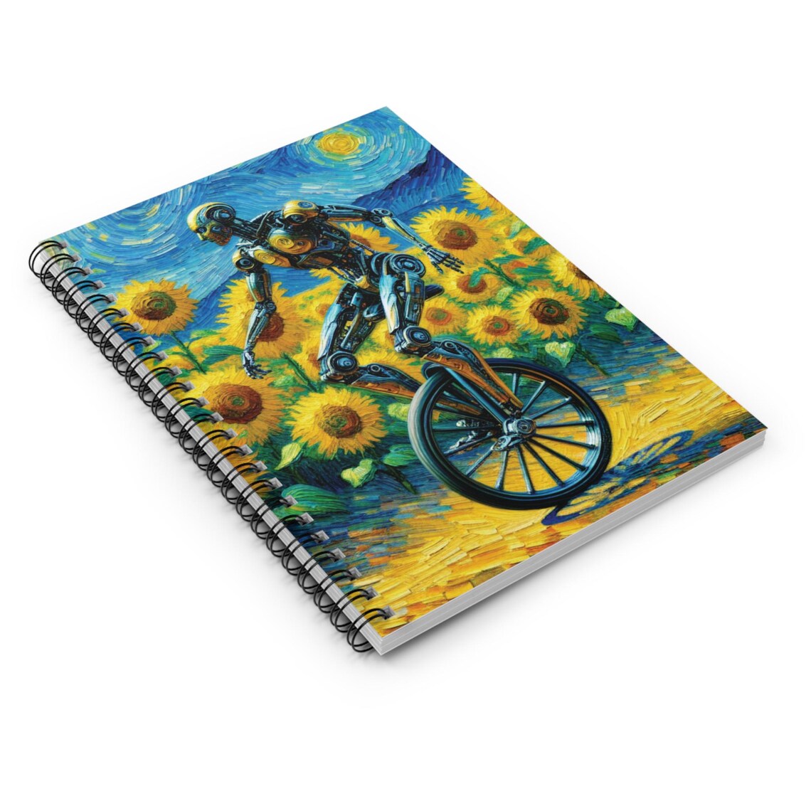 Artistic Robot Notebook Your Perfect Everyday Companion 118 Pages ...