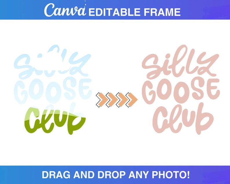 Silly Goose Club PNG, Digital Download, Instant Download, Canva ...