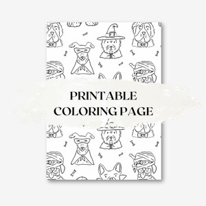 Dog Costumes Coloring Page, Printable Dog Coloring Pages for Kids and ...