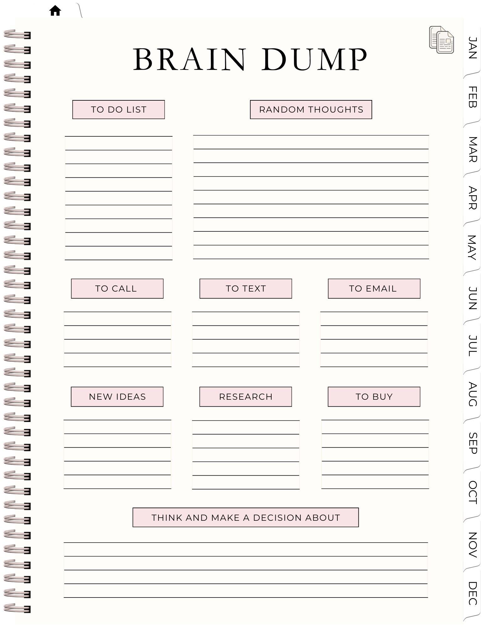 ADHD Digital Planner, Adult Coloring, Digital ADHD Planner, Diary 2024 ...