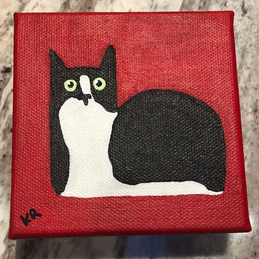 Custom Cat Loaf Painting | Personalized Pet Art - Etsy