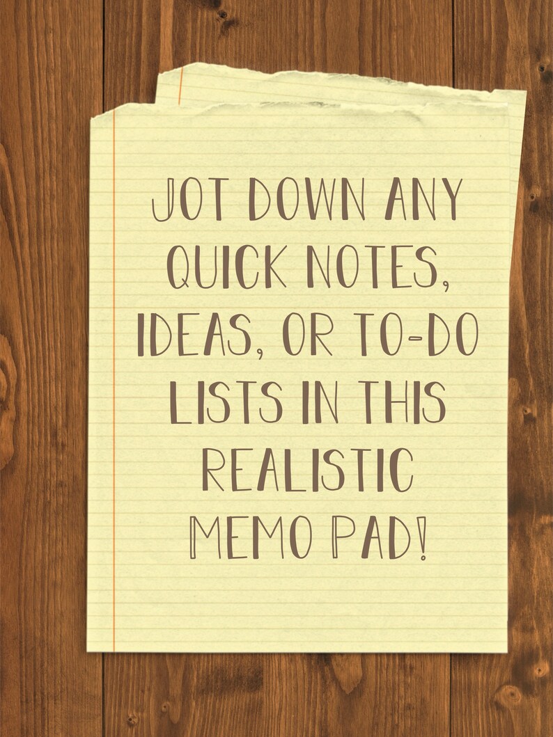 Digital Memo Pad/note Pad: Goodnotes, Noteshelf, Kilonotes and Any PDF ...