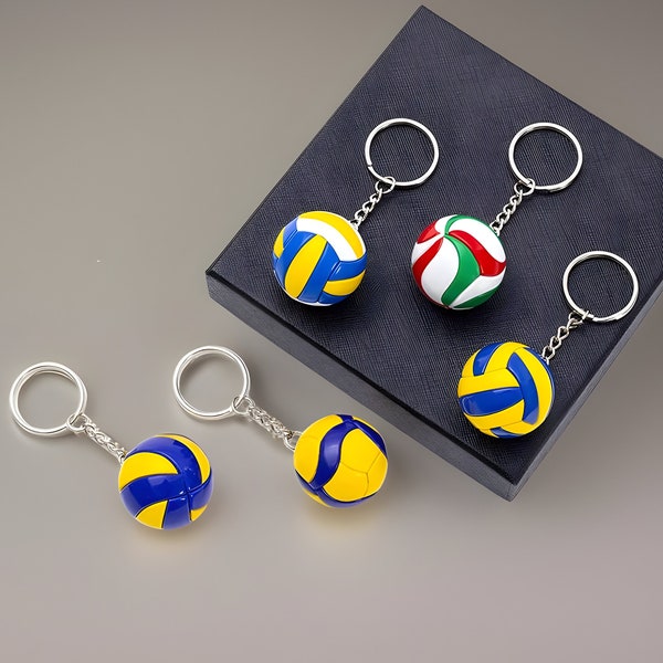 Volleyball Keychain - Etsy