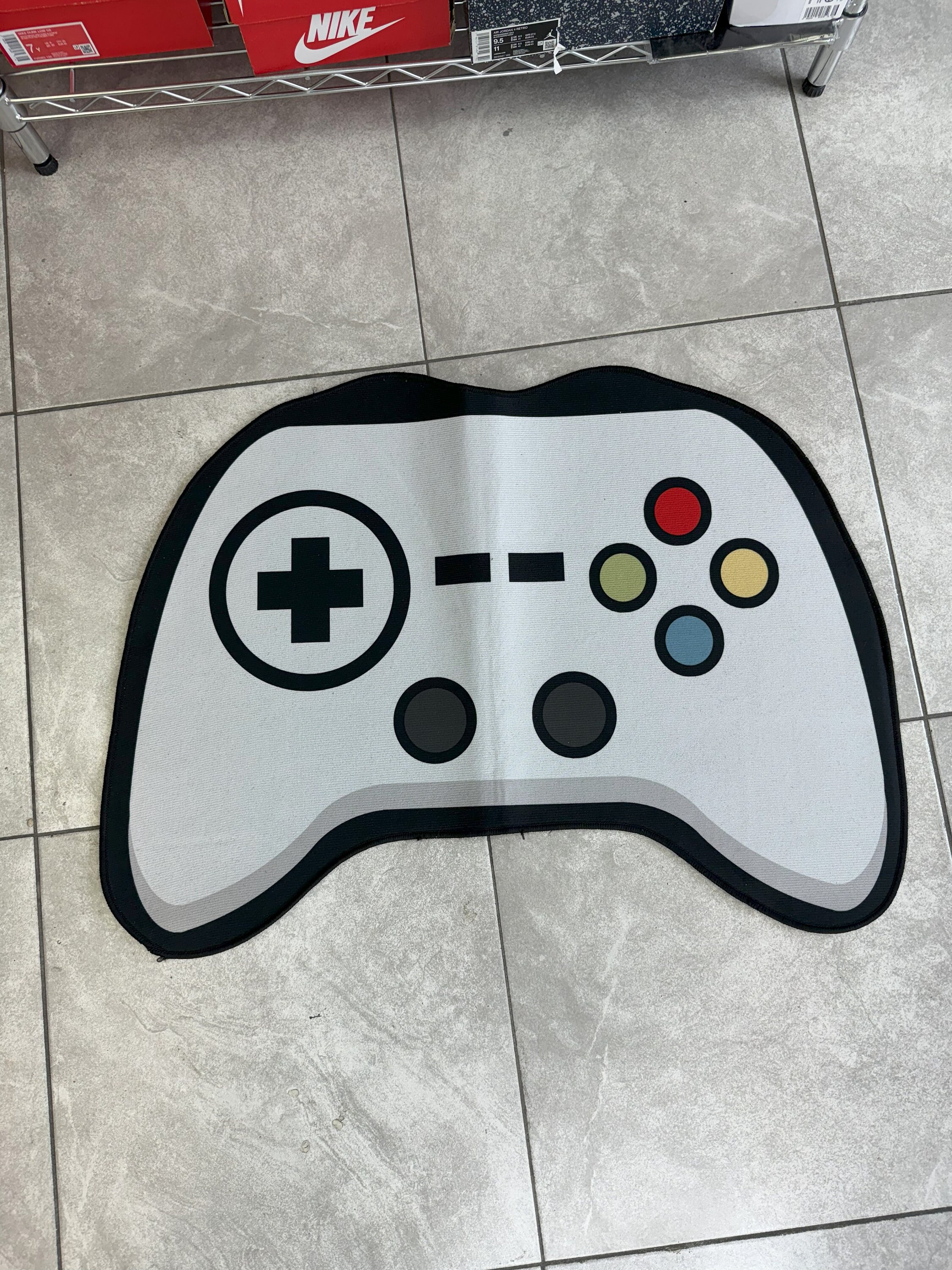 Retro Gaming Controller Rug Area Rug - Nostalgic Game Room Decor ...